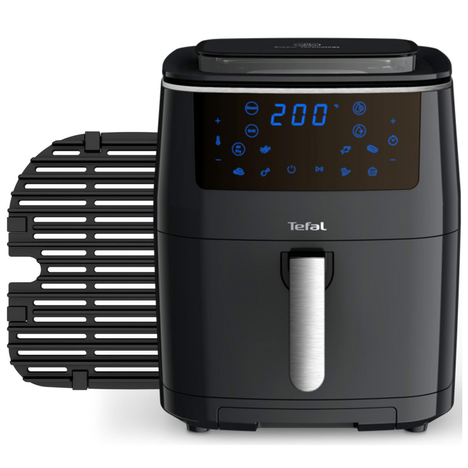 Tefal FW201827 6.2L EasyFry 3-in-1 Air Fryer Grill and Steamer - Black