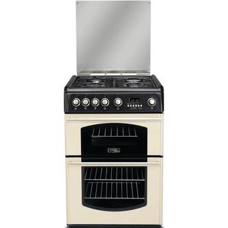 Cannon Ch60gtcf 60cm Traditional Gas Cooker In Cream Double Oven | Gigabean