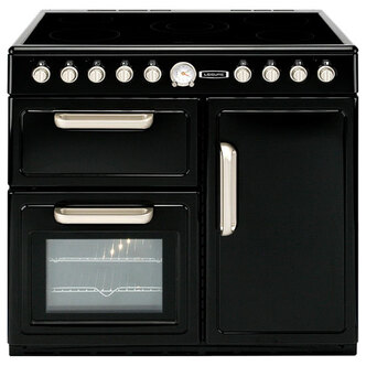 Leisure Cmte95k 90cm Traditional Style Electric Range Cooker In Black ...