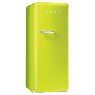 Smeg Fab28qve1 60cm Retro Fab Fridge Ice Box Lime Green A Rated ...