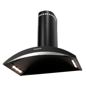 Luxair La110 Cre Bk 110cm Cresta Half Moon Cooker Hood In Matt Black ...