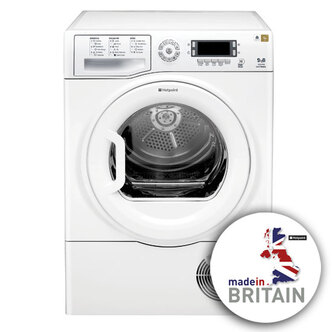Hotpoint Tcud97b6p 9kg Ultima Condenser Tumble Dryer In White Sensor B ...