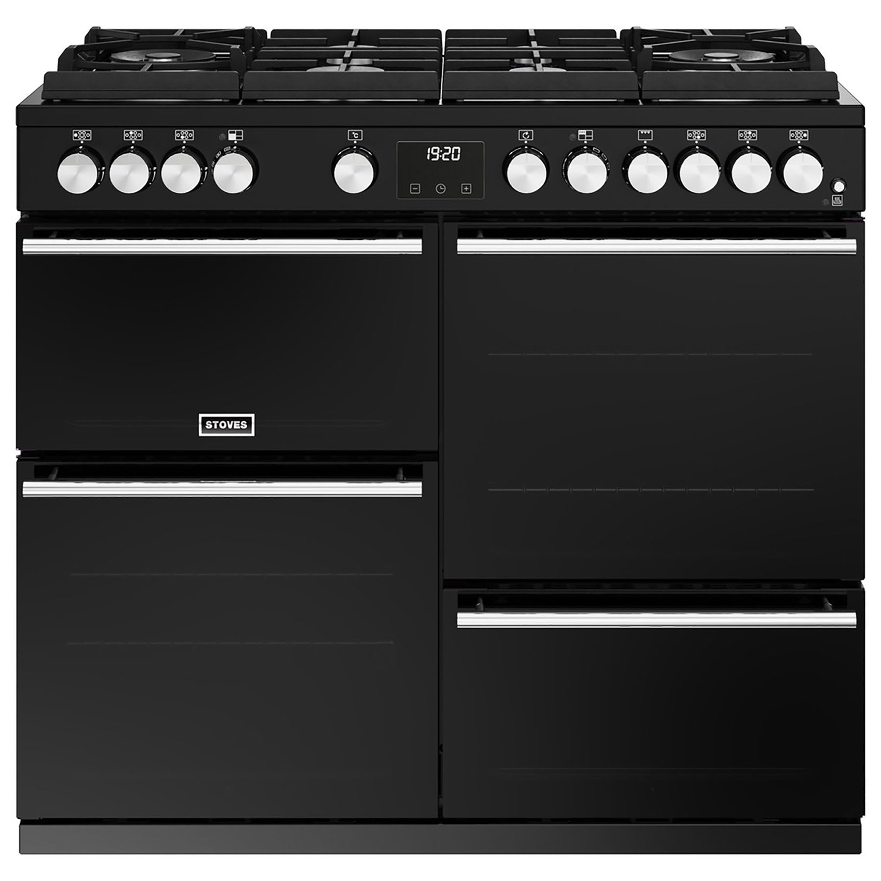 Stoves 444411494 100cm Wide Precision Deluxe Duel Fuel Range Cooker in ...