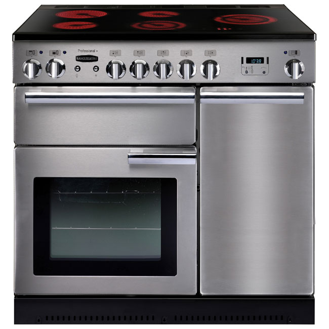Rangemaster 83450 90cm Wide Professional Plus Ceramic Range Cooker in ...