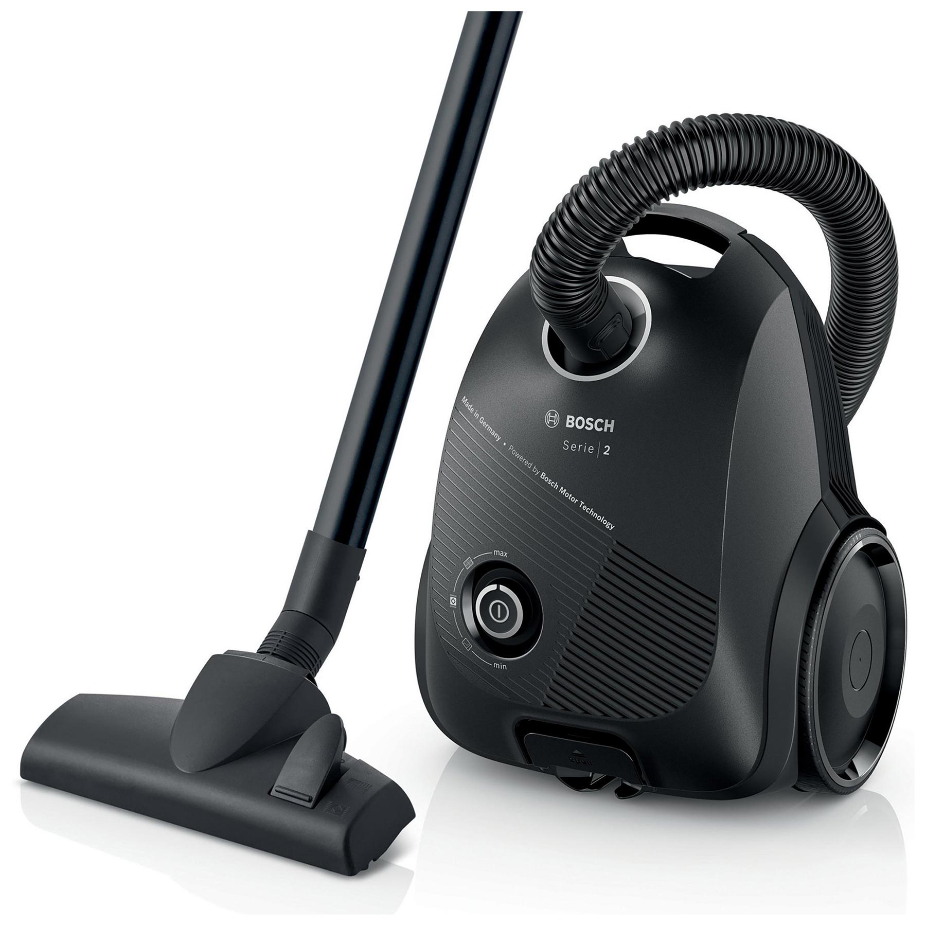 Bosch BGBS2BA1GB Series 2 ProEco Bagged Cylinder Vacuum Cleaner - Black