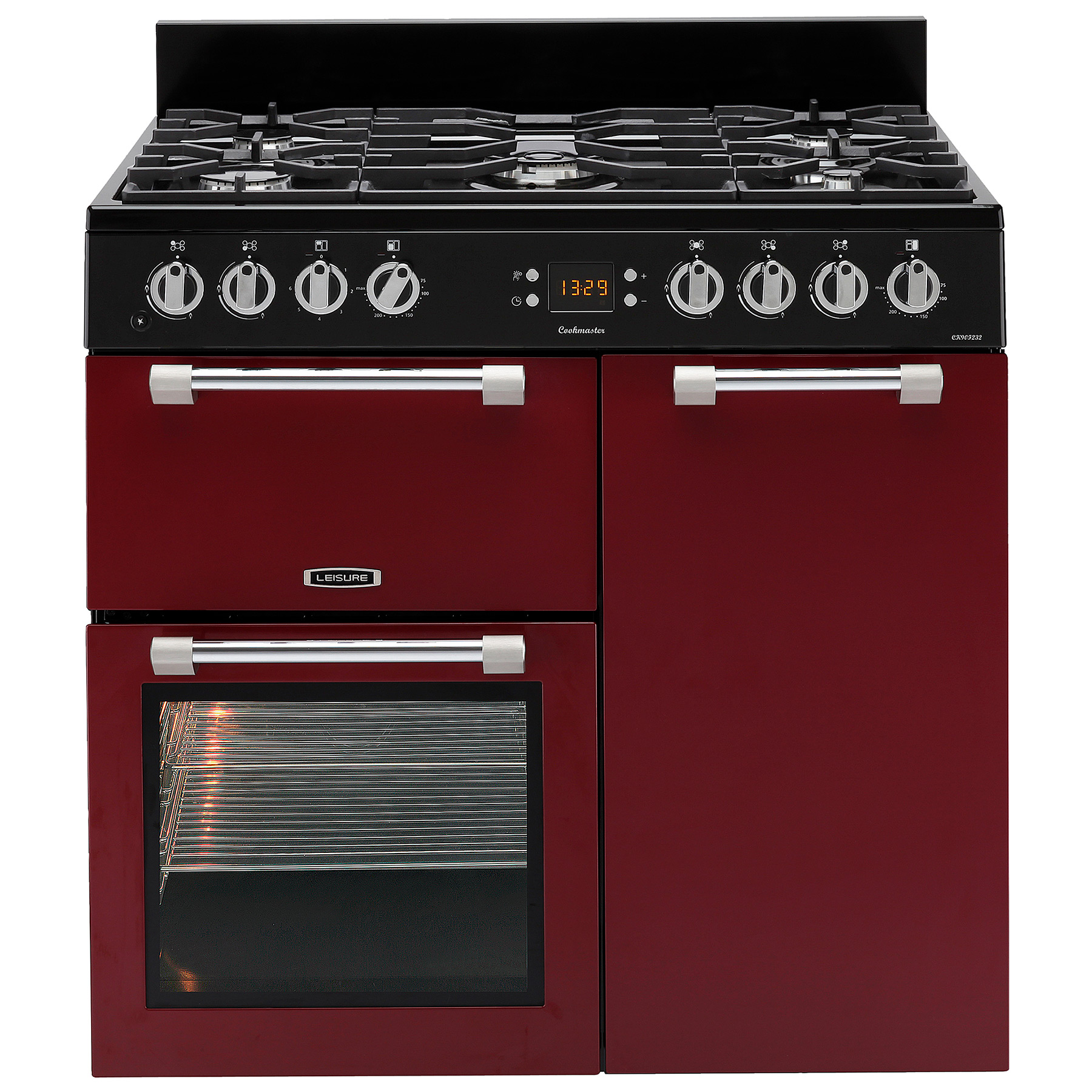 leisure cmcf99rp range cooker with gas hob red | Leisure cmcf99rp range ...