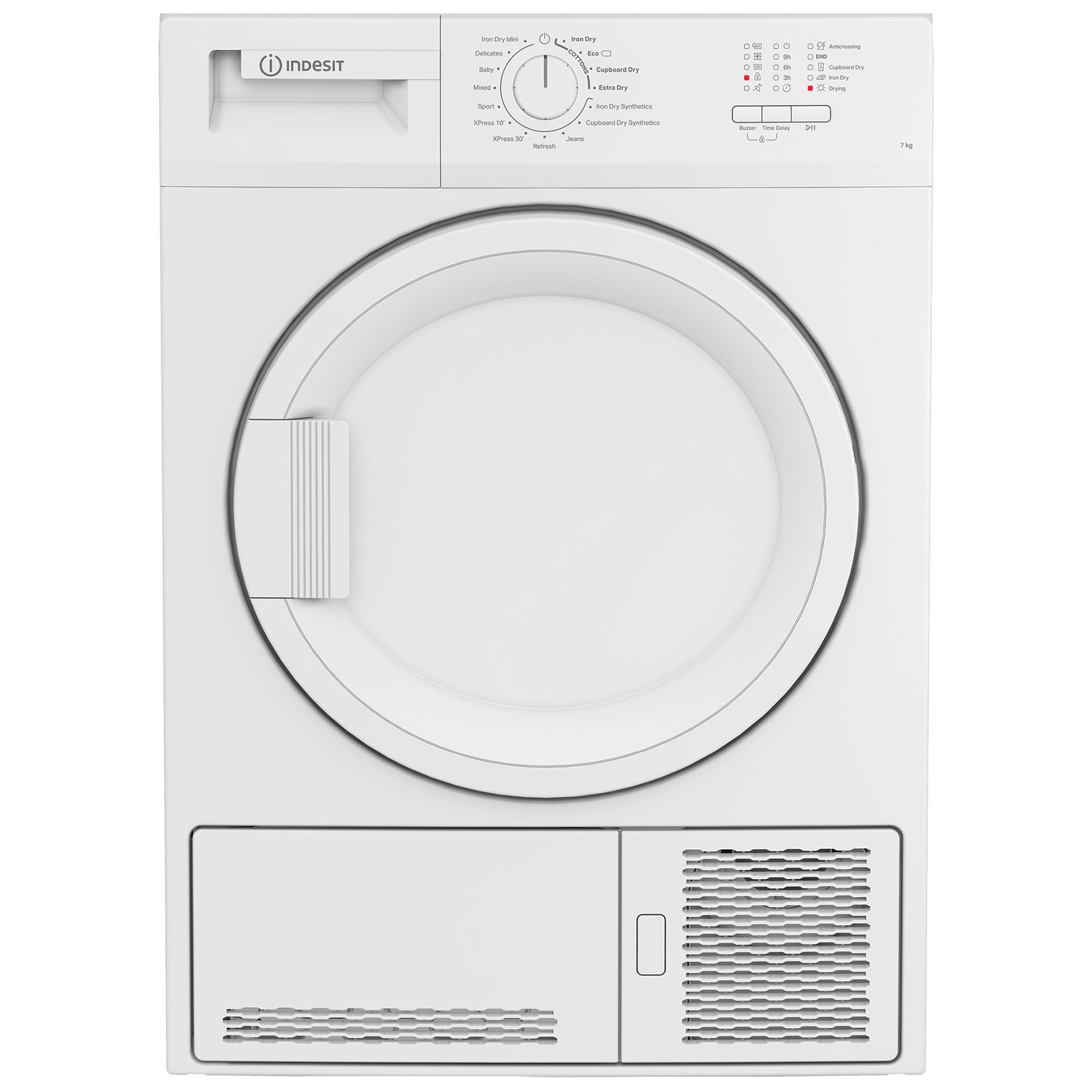 Indesit CYDC82WWGLUK 8kg Condenser Dryer in White B Rated Sensor Drying