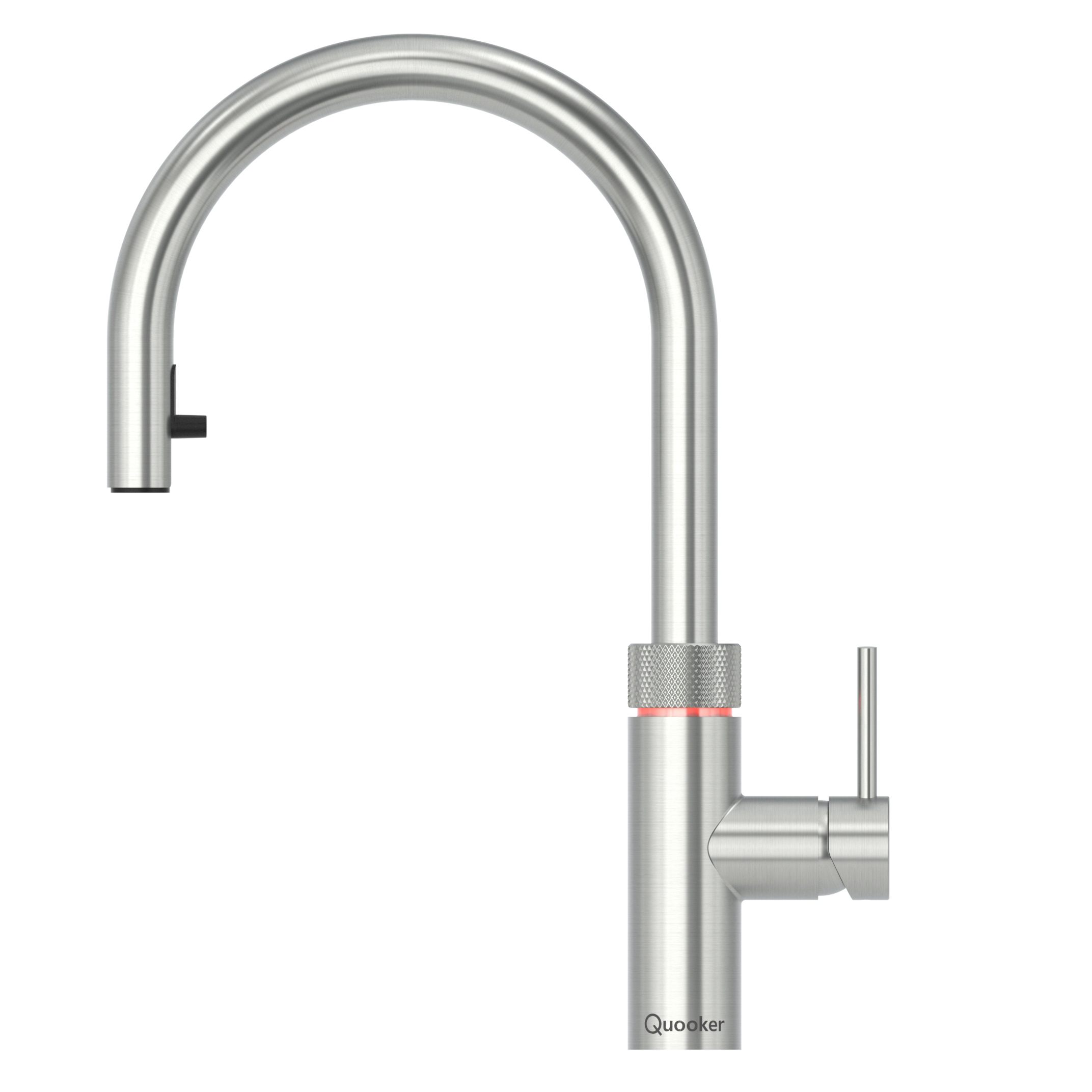 Quooker FXRSST Flex Round Spout Boiling Water Tap with Flexible Pull ...