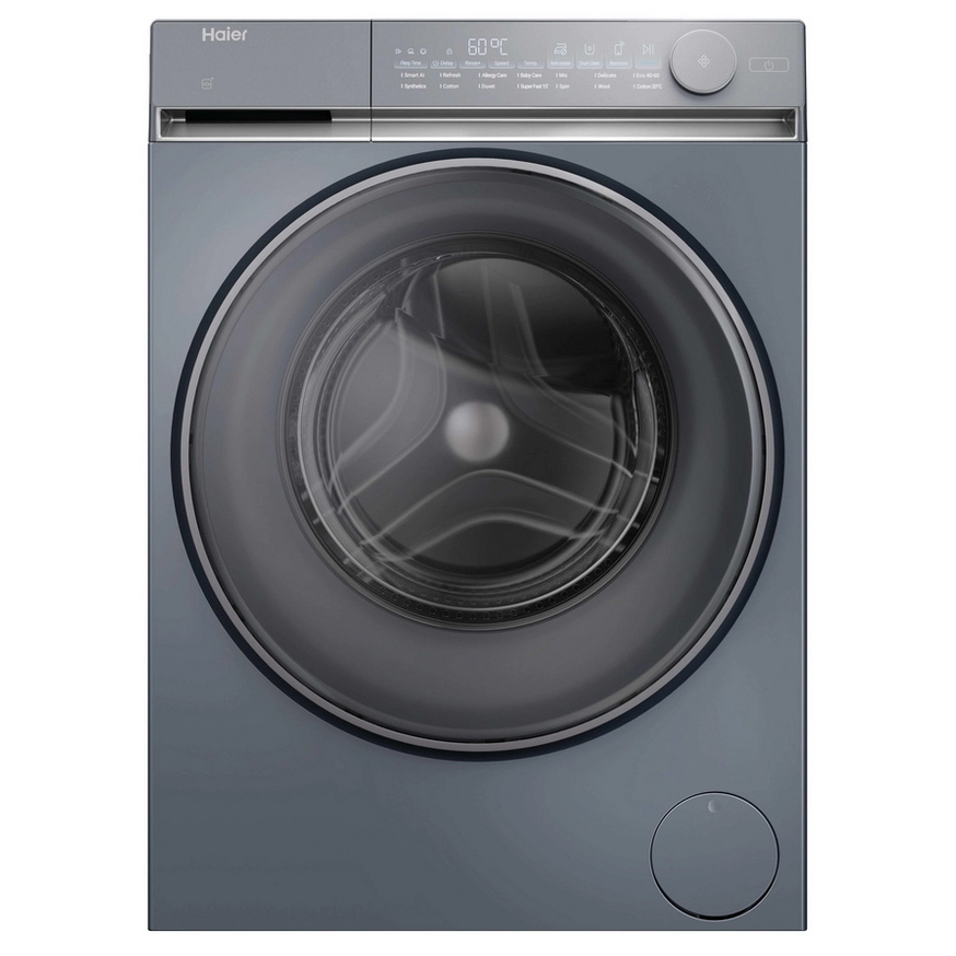 Haier Hw100b14367g X7 10kg 1400 Spin Washing Machine In Graphite A