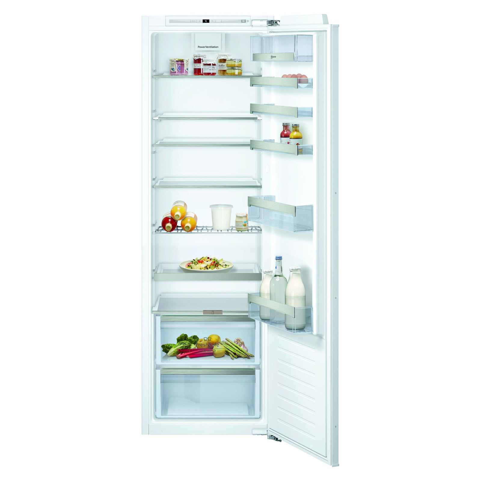Neff KI1813FE0G N70 177cm High Integrated Upright Fridge 56cm Wide