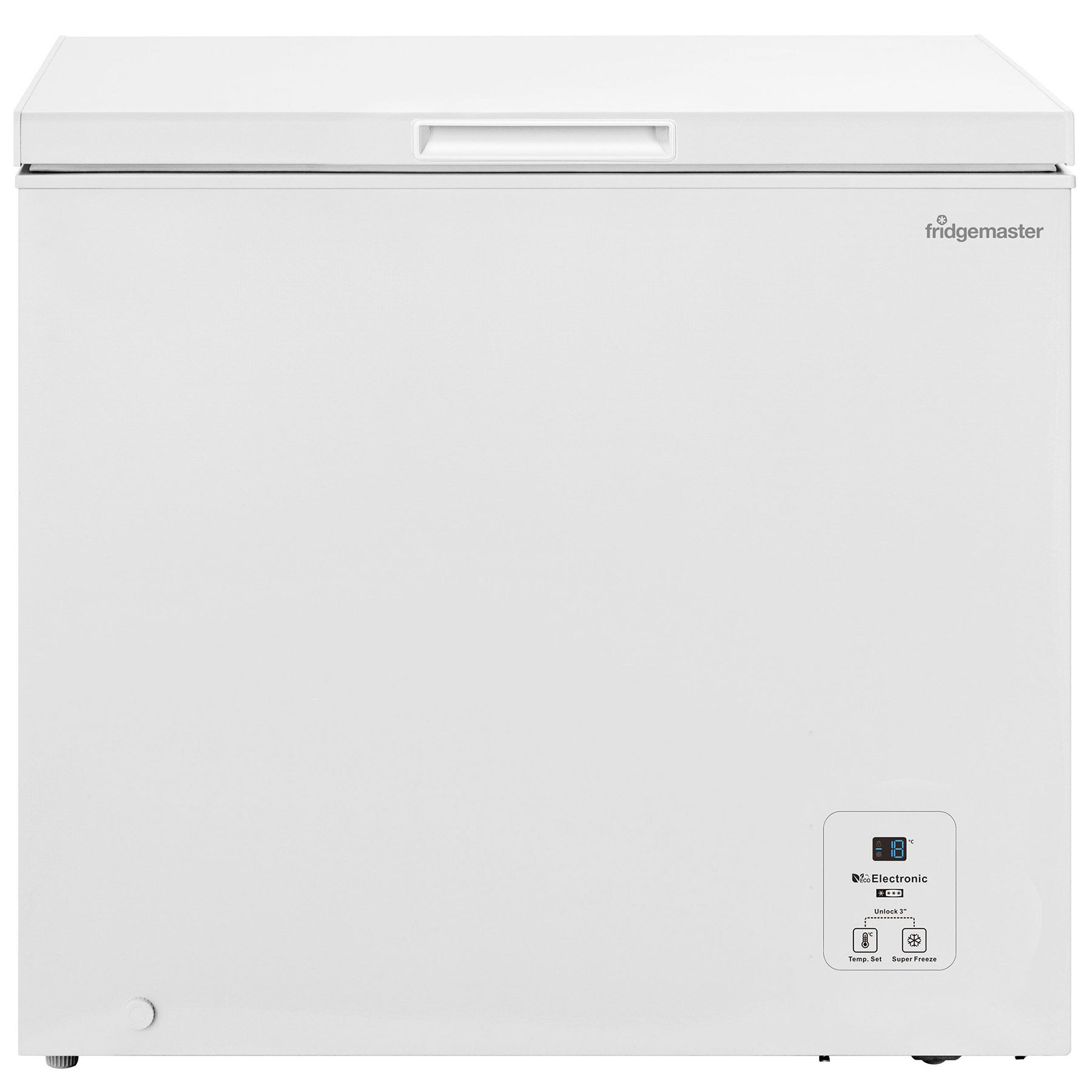Fridgemaster MCF198E 89cm Chest Freezer in White 191L 0.85m