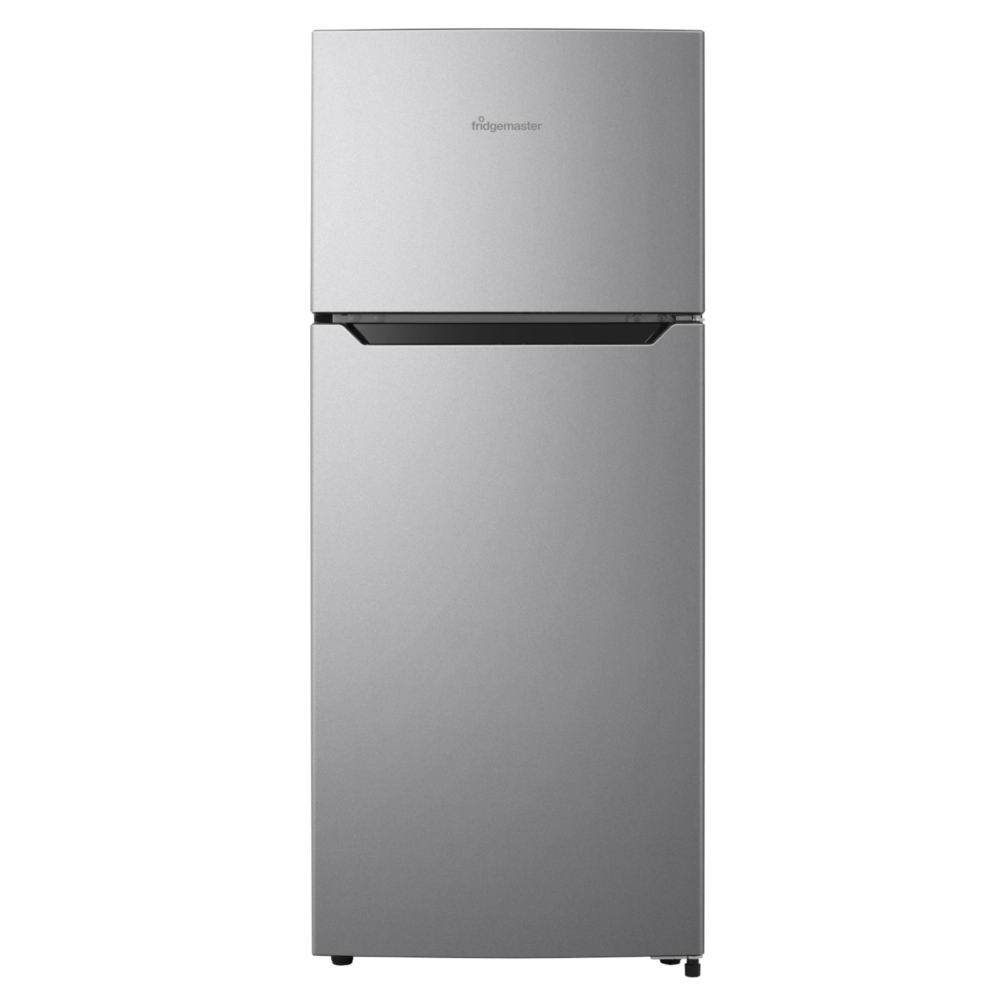 Fridgemaster MTM48120ES 117cm High 80/20 Fridge Freezer in Silver 48cm Wide