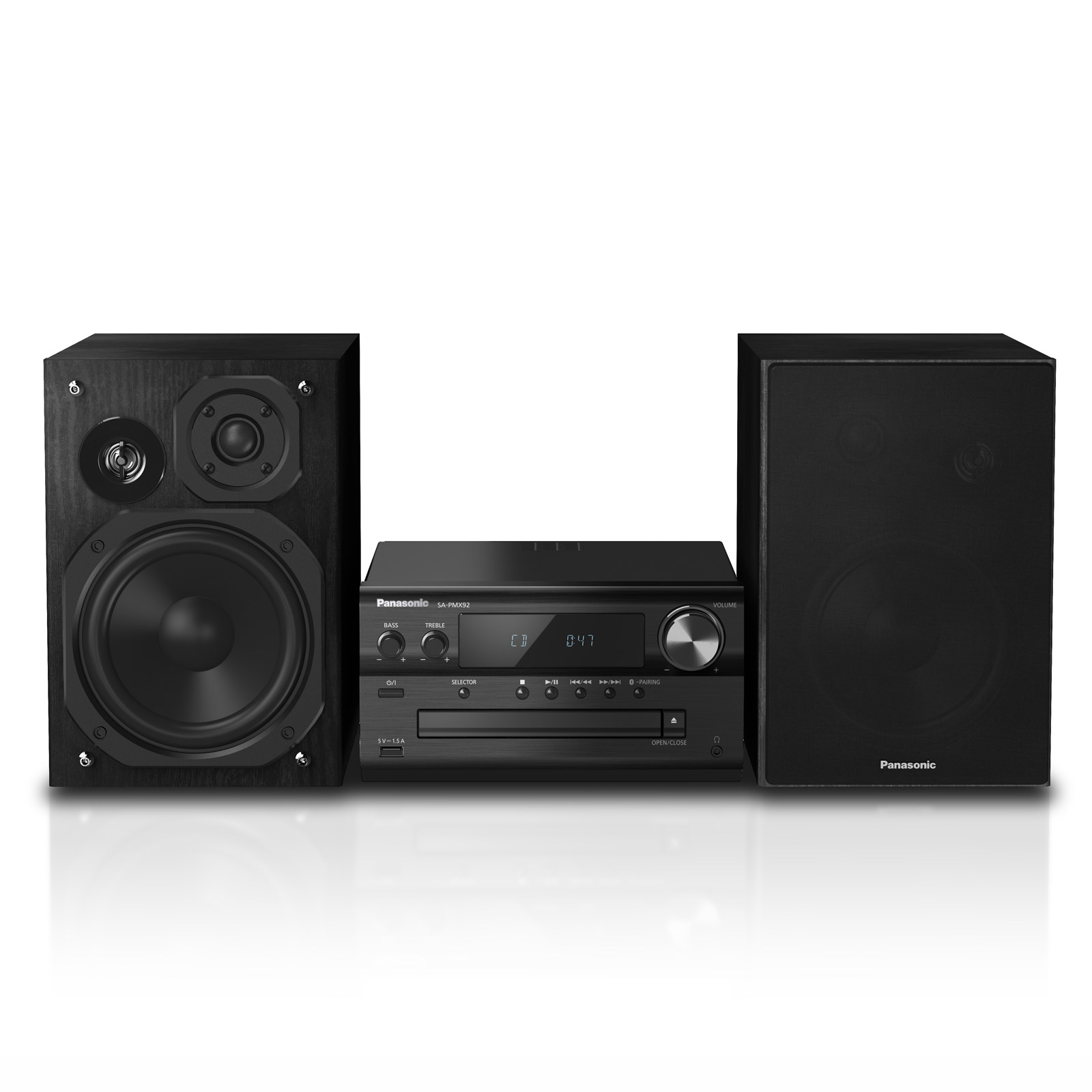 Panasonic SC-PMX92EB-K Micro Hi-Fi in Black Bluetooth CD DAB FM & MP3