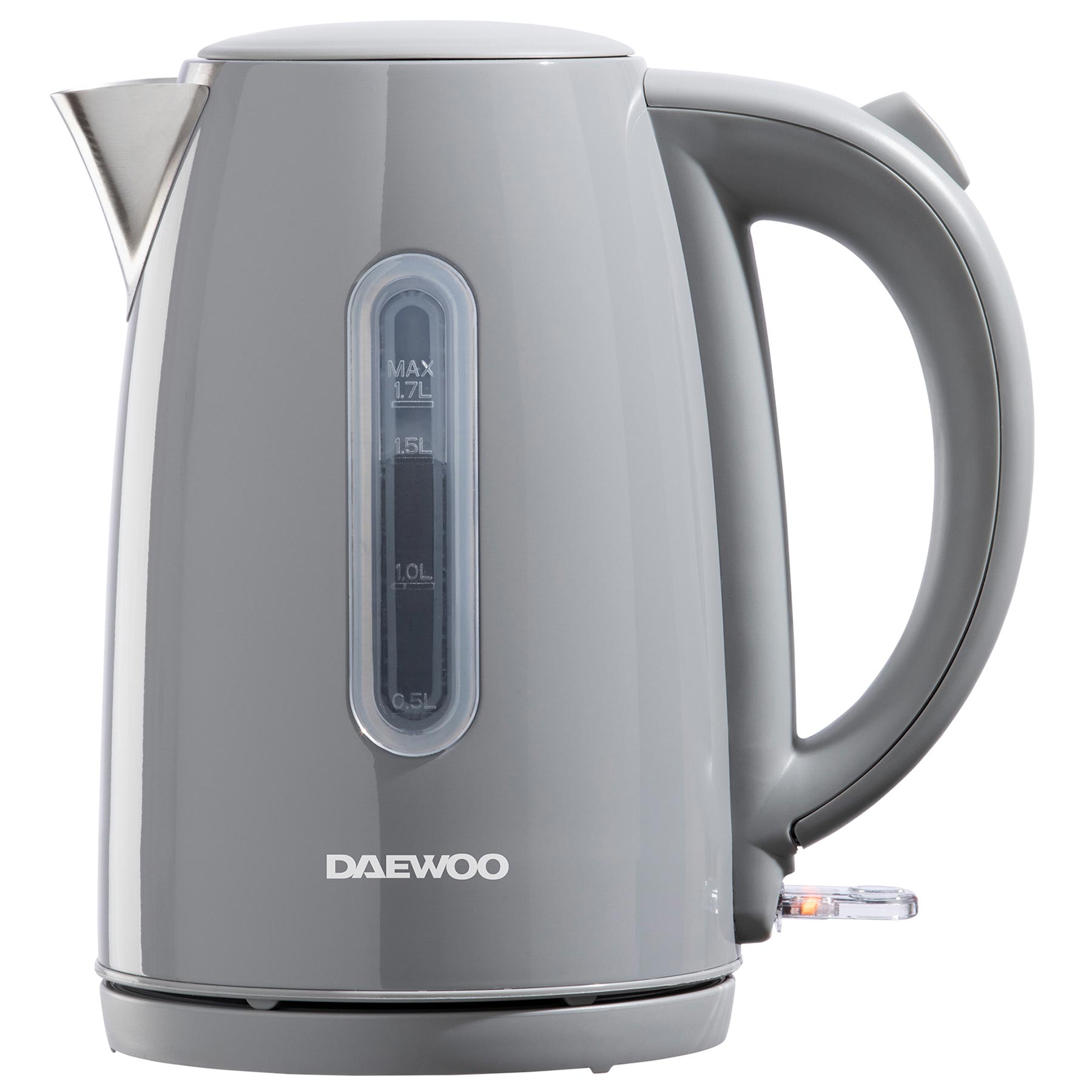 Daewoo SDA2592GE KENSINGTON Cordless Jug Kettle in Grey - 1.7L 3kW