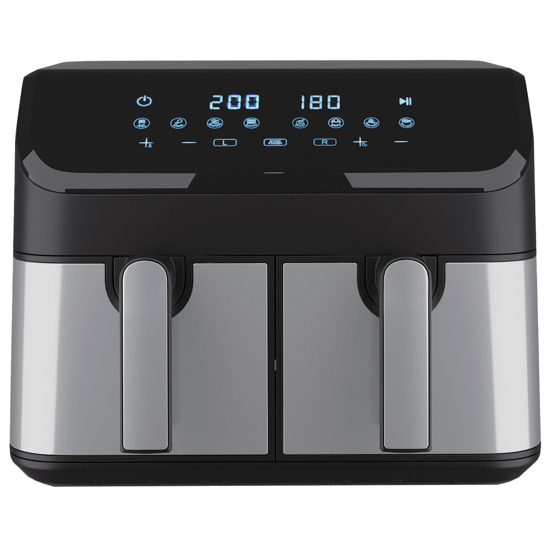 Daewoo SDA2616GE 9L XL Digital Digital Double Drawer Air Fryer 2000W