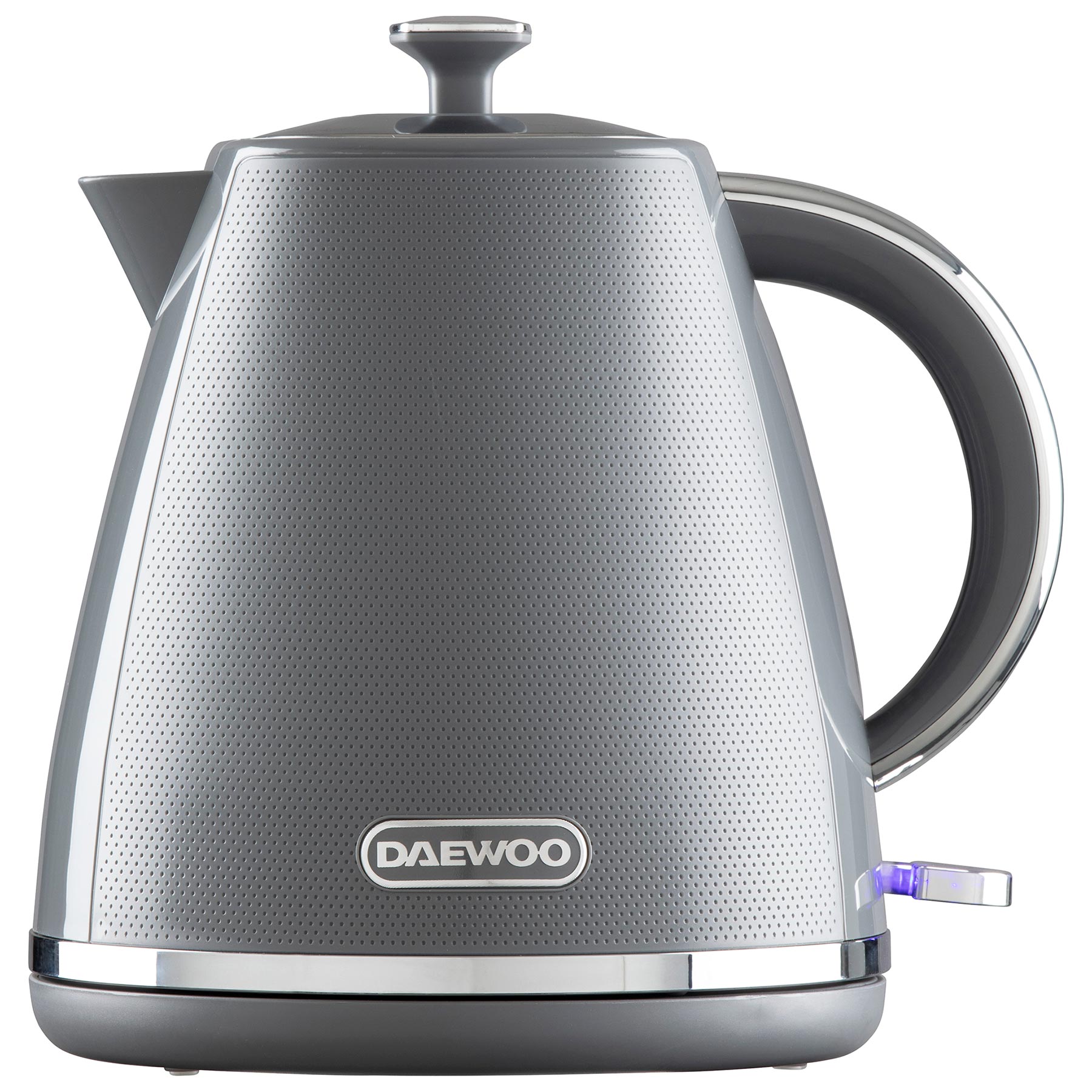Daewoo SDA2625GE Sterling Cordless Pyramid Kettle - Grey 1.7L 3kW