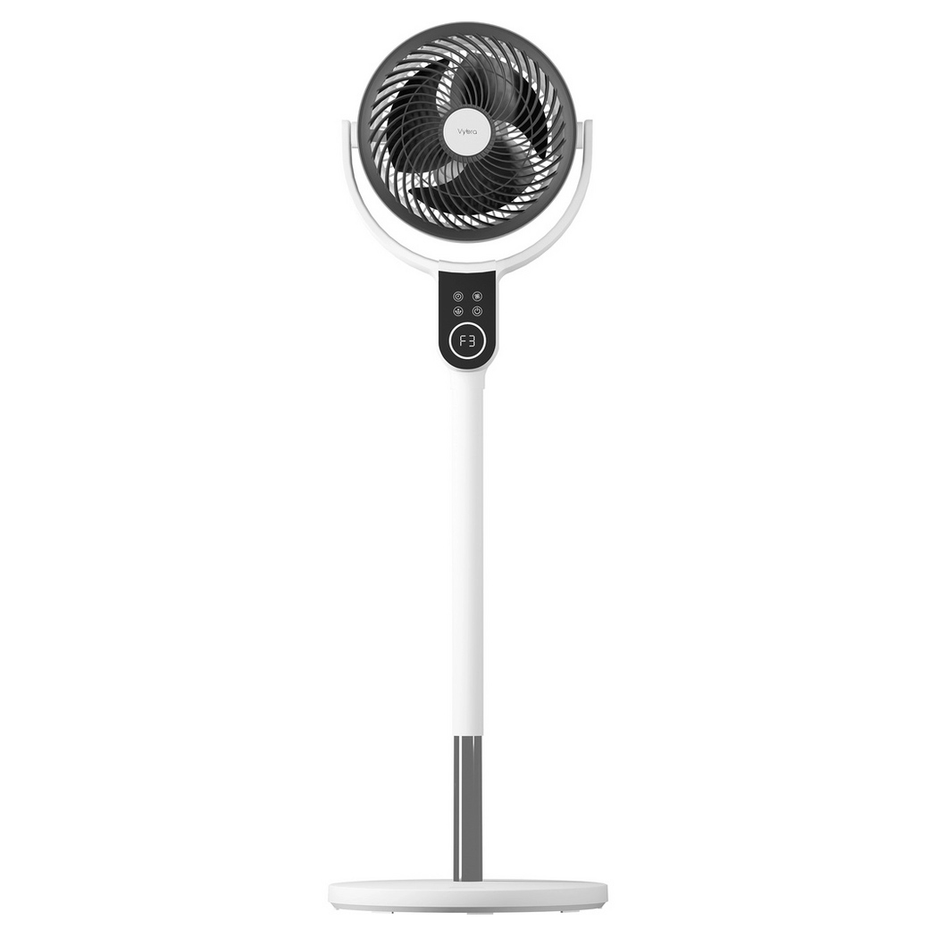 Vybra VS001-OF Oscillator Dual Height Tilt & Swing Oscillating Fan - White