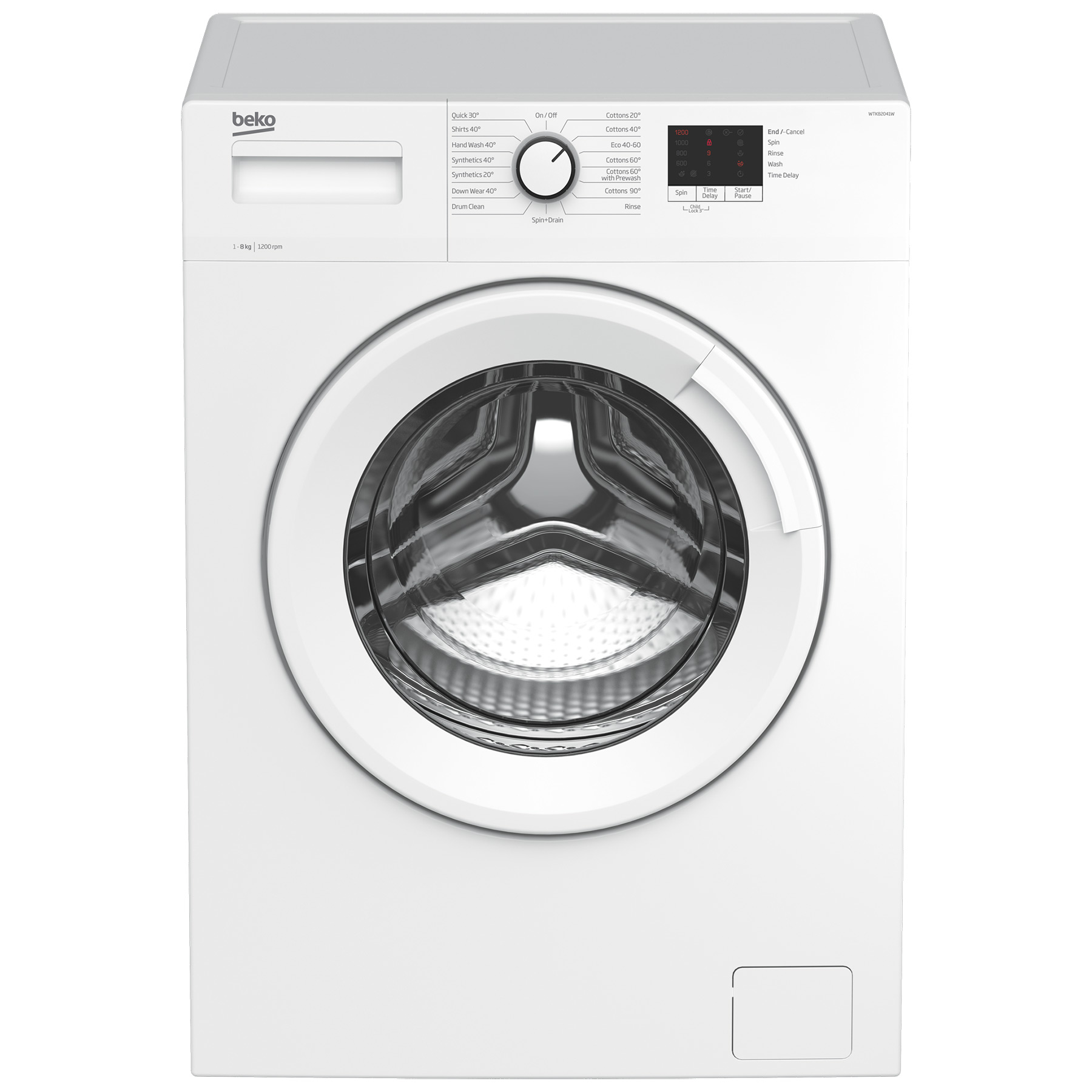 beko wm5122w 5kg 1200rpm washing machine white | Beko wm5122w 5kg ...