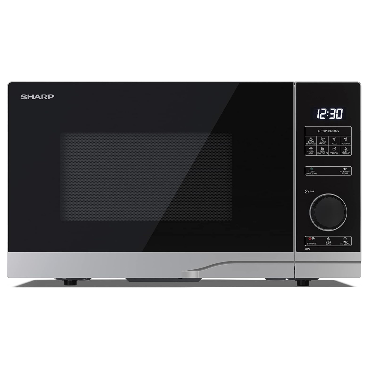 Sharp YC-PS254AU-S Solo Microwave - Silver 25L 900W